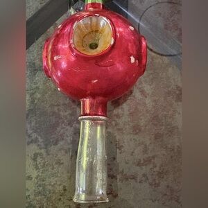 Holiday | Vintage Red And Green Christmas Tree Topper | Poshmark